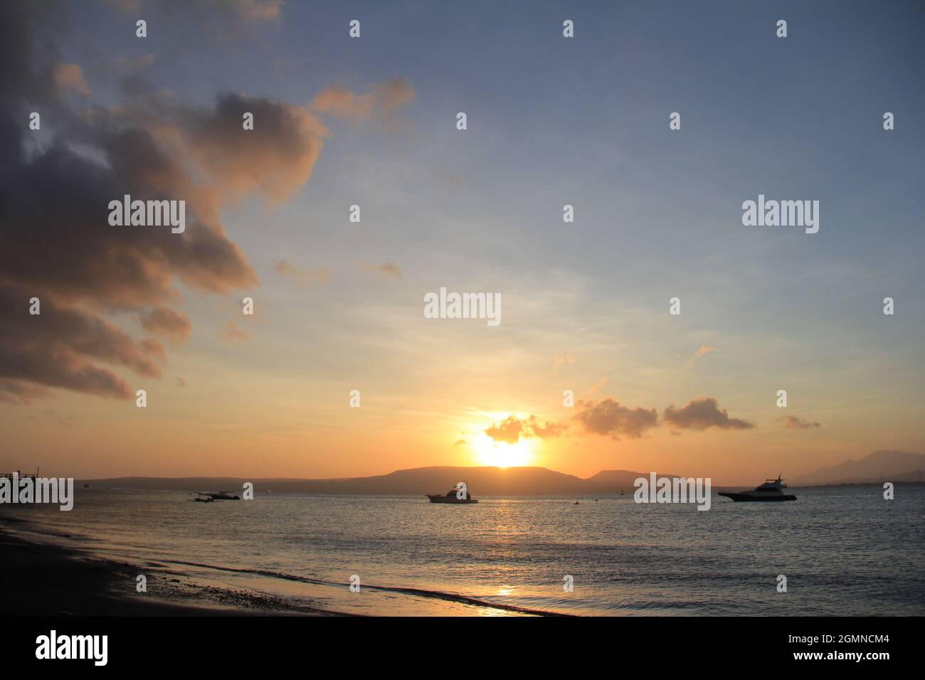 Banyuwangi, Indonesia - July 24, 2020: Beautiful view of sunrise on the ...
