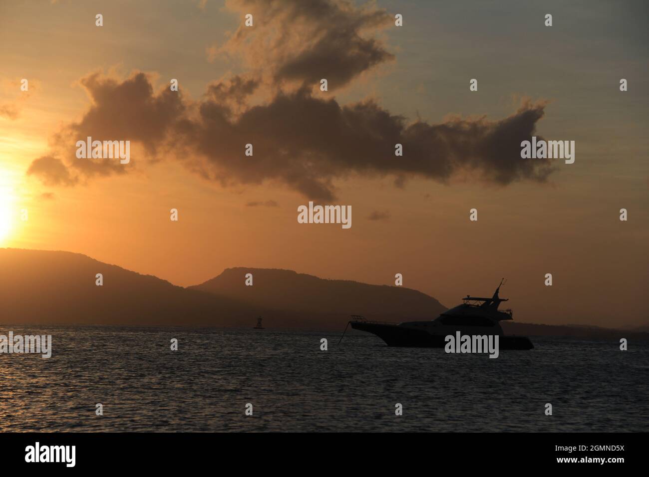 Banyuwangi, Indonesia - July 24, 2020: Beautiful view of sunrise on the ...