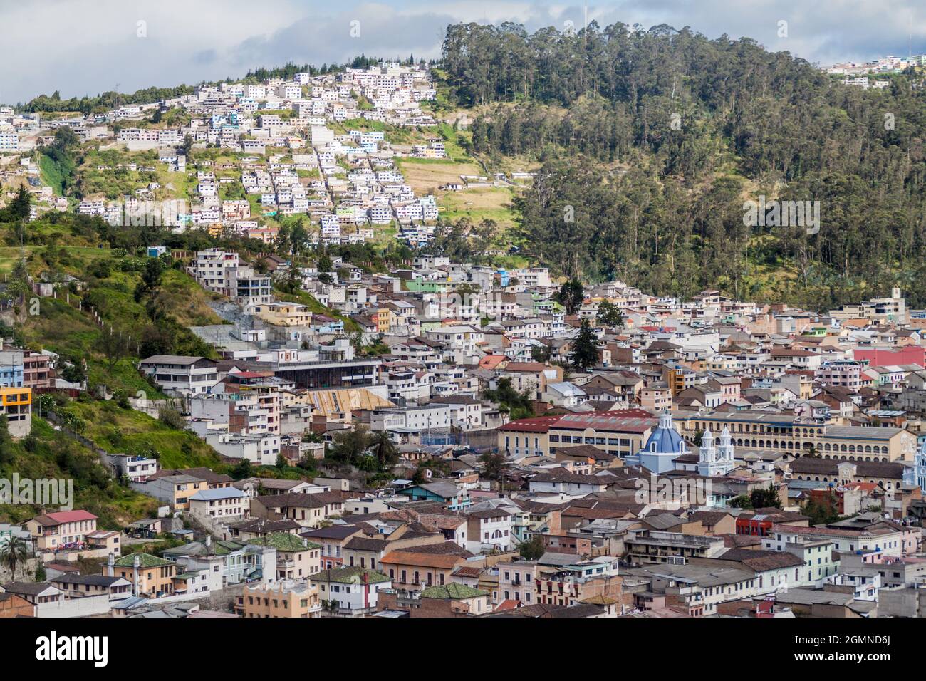 View of Quito, capital of Ecuador Stock Photo - Alamy