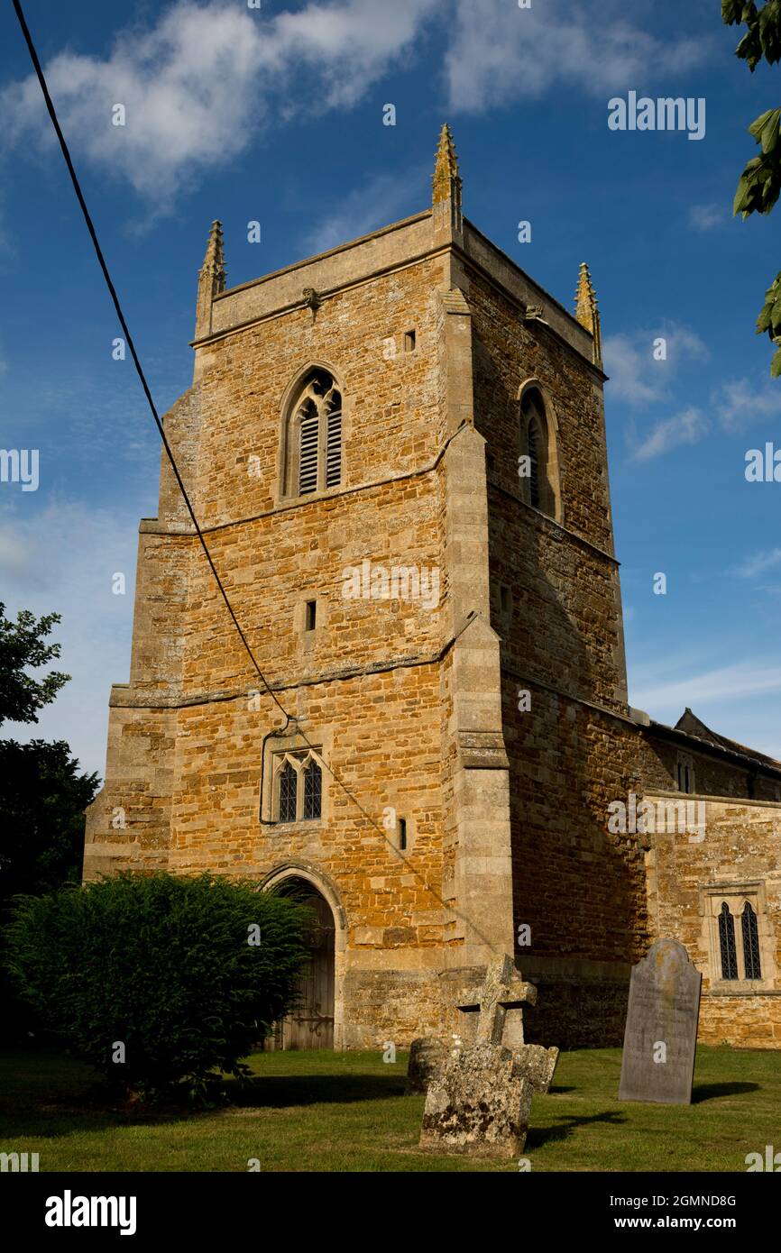 St. Nicholas Church, Bringhurst, Leicestershire, England, UK Stock ...