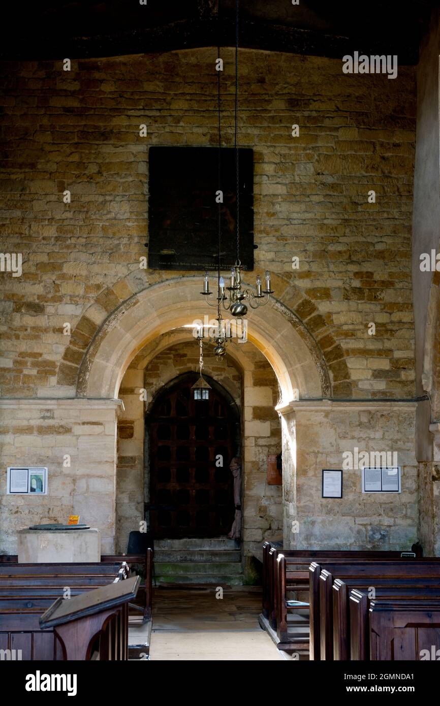 St. Nicholas Church, Bringhurst, Leicestershire, England, UK Stock ...
