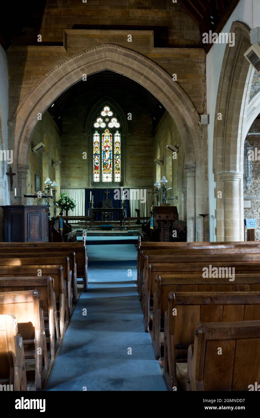 St. Giles Church, Medbourne, Leicestershire, England, UK Stock Photo ...