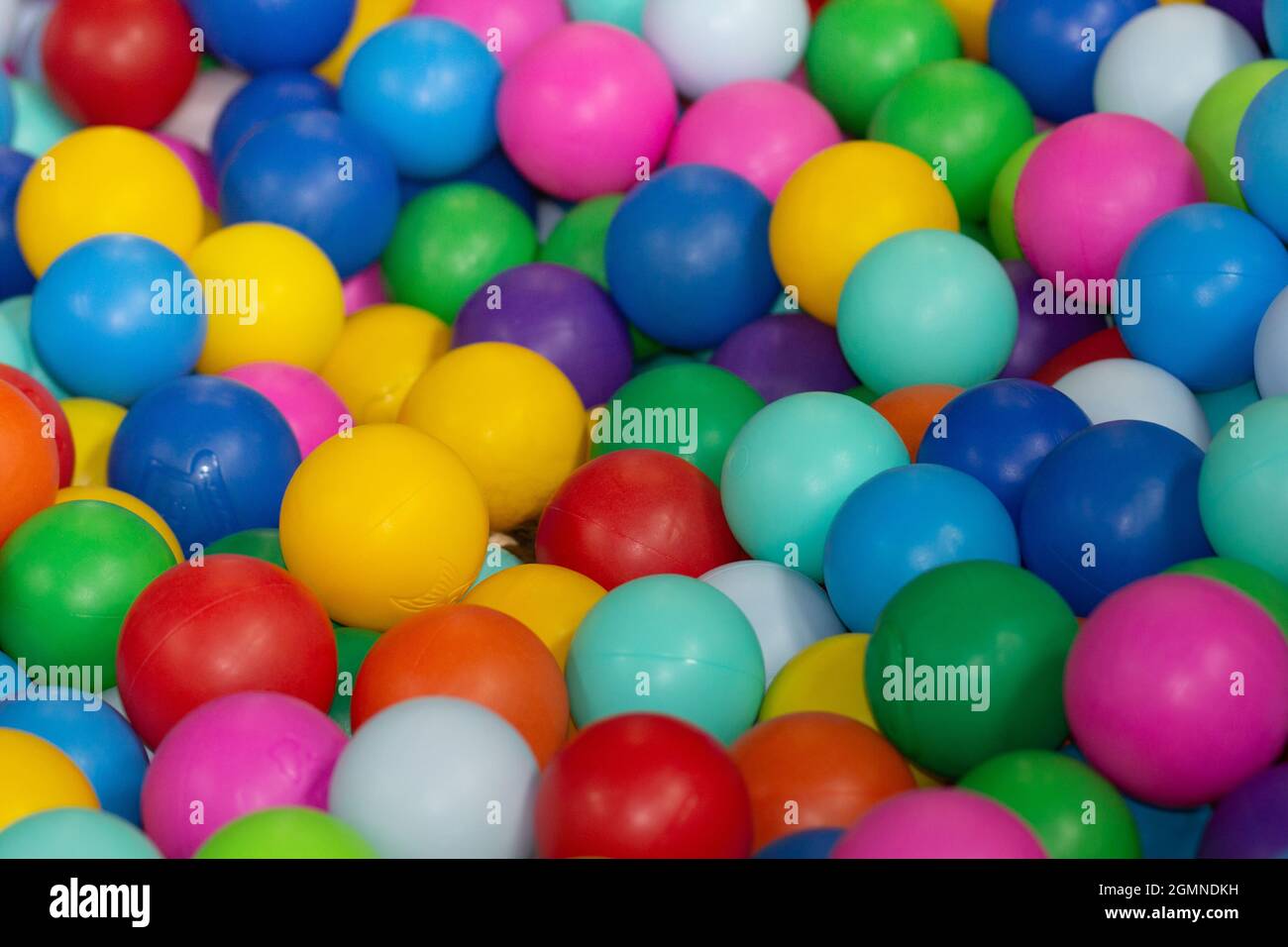 Many multicolor balls in play center on playground indor Stock Photo ...