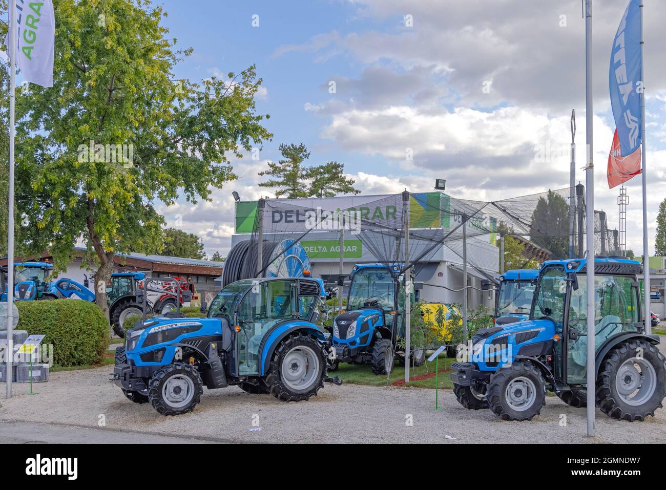 Novi Sad, Serbia - September 18, 2021: Landini Tractors at Delta Agrar ...