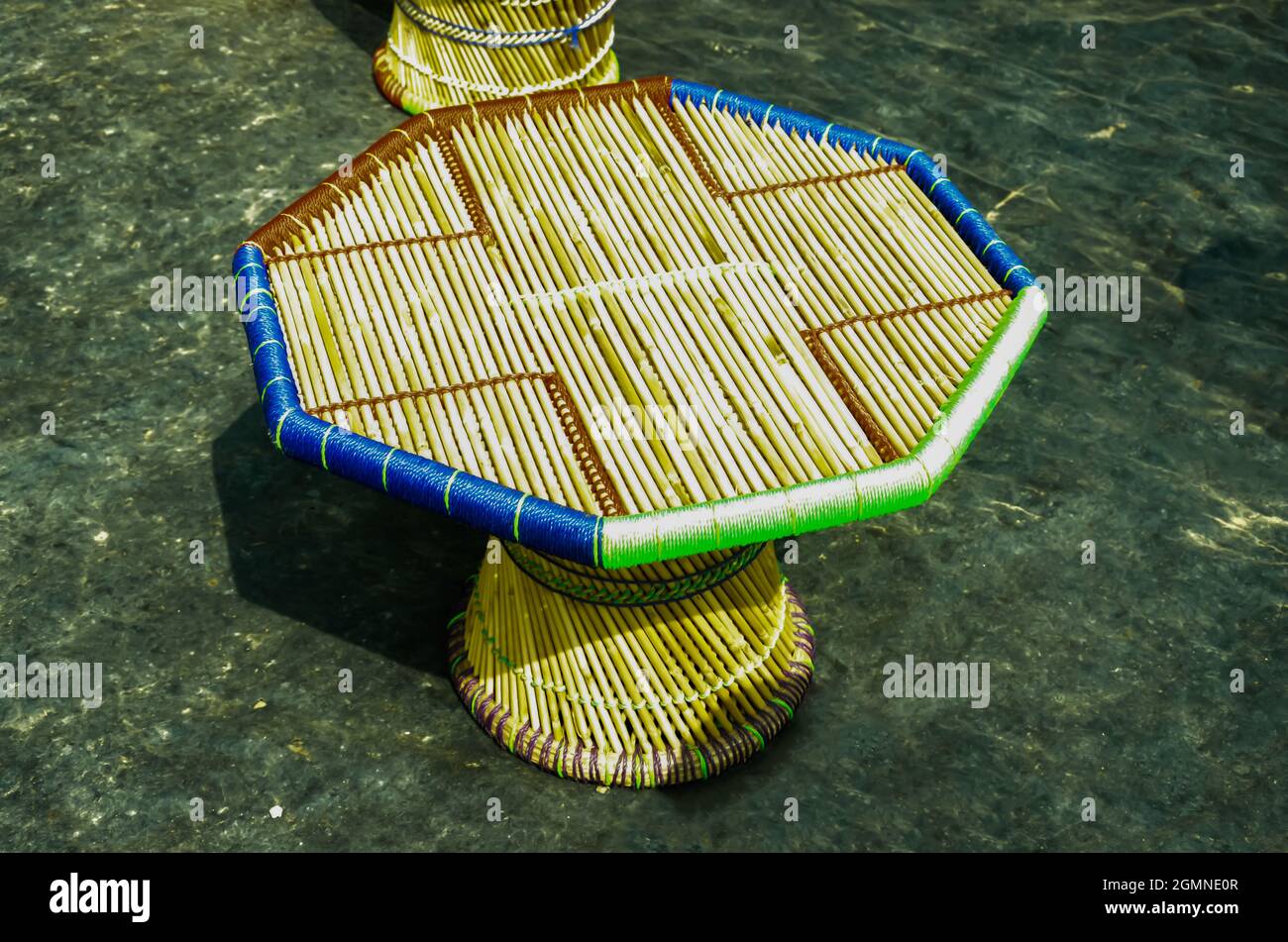 Bamboo tables hi-res stock photography and images - Alamy
