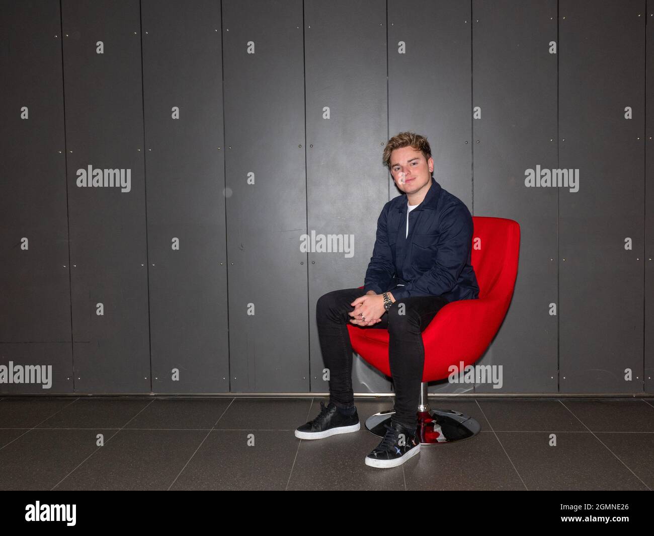 British YouTuber Jack Maynard, photographed at VidCon. Maynard is ...