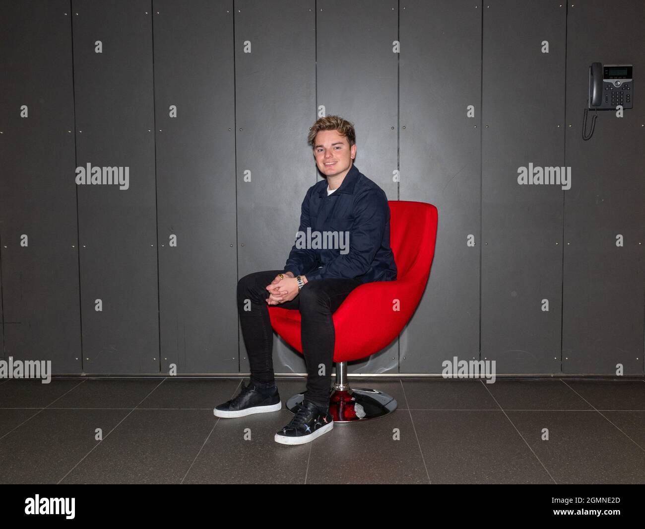 British YouTuber Jack Maynard, photographed at VidCon. Maynard is ...