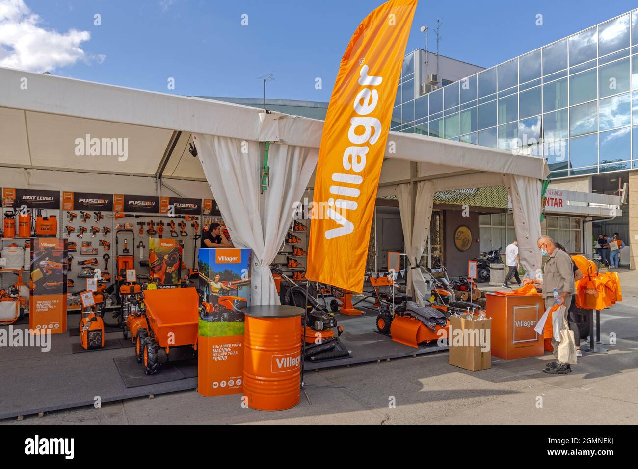 Villager logo hi-res stock photography and images - Alamy