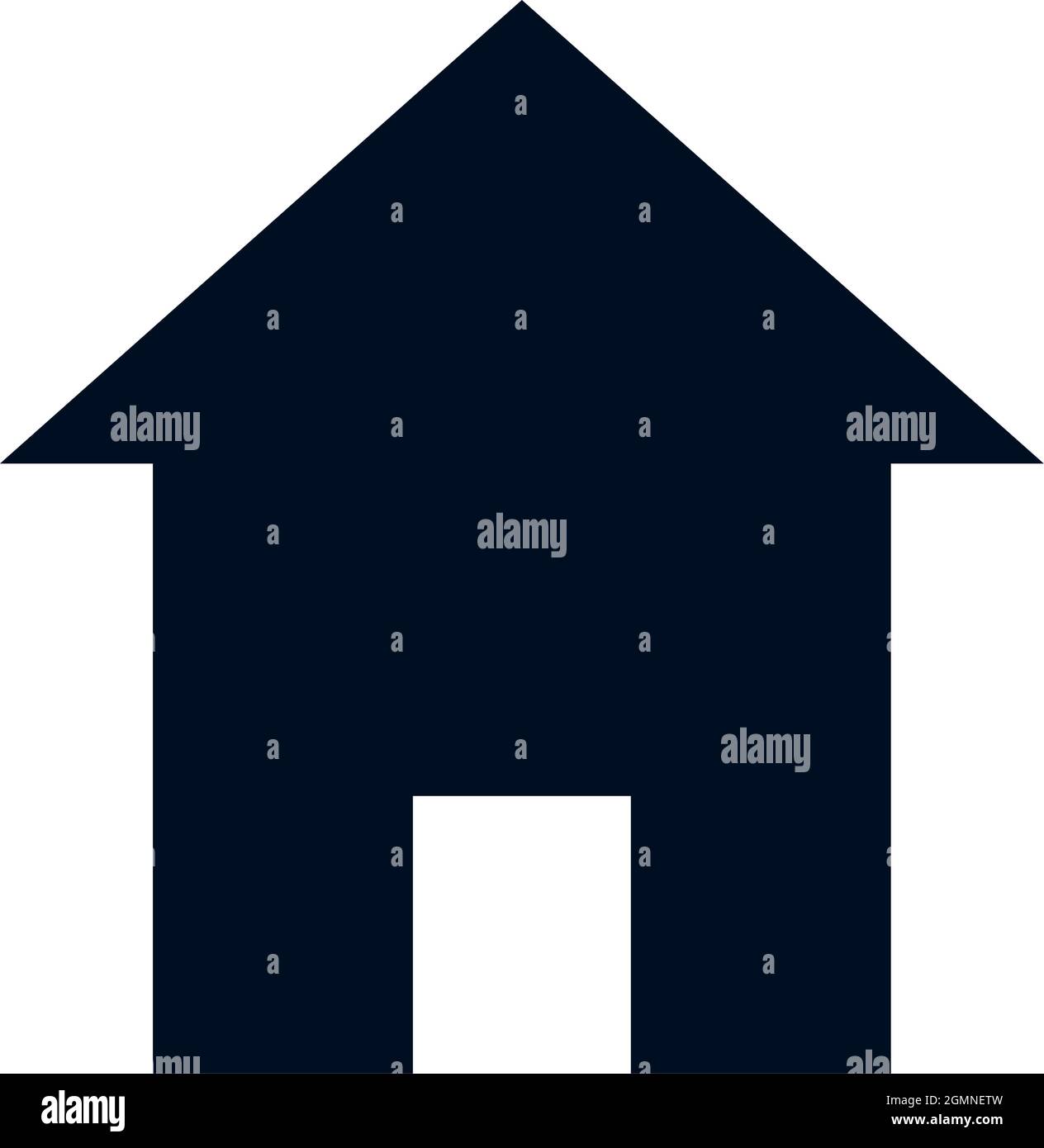 house shape icon on white background Stock Vector Image & Art - Alamy