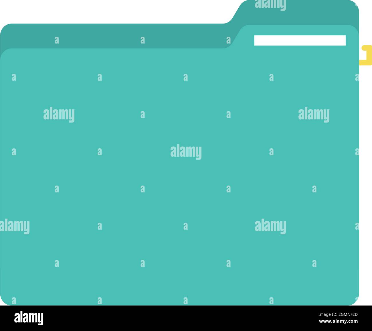 file folder icon on white background Stock Vector Image & Art - Alamy