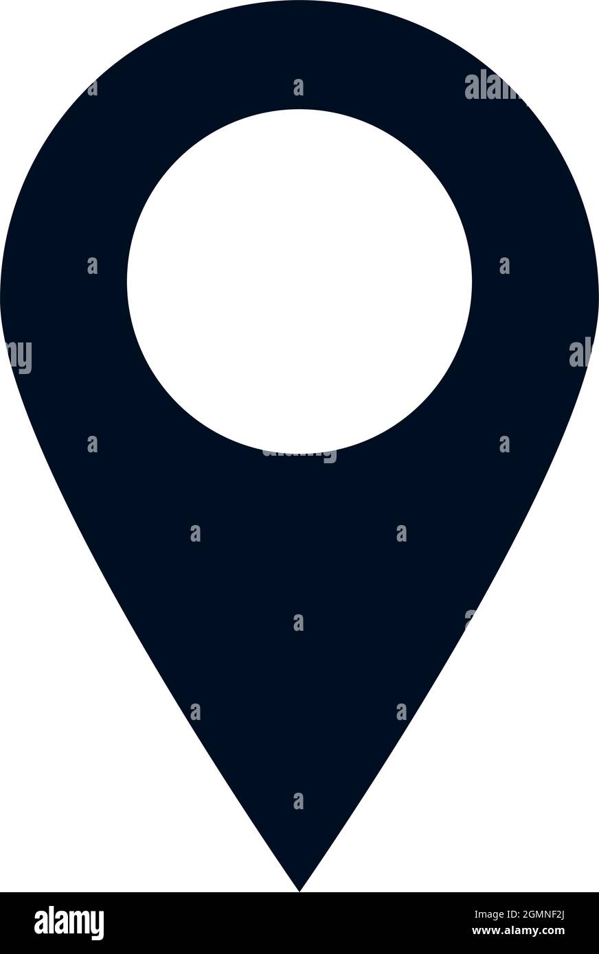 location pin icon on white background Stock Vector Image & Art - Alamy