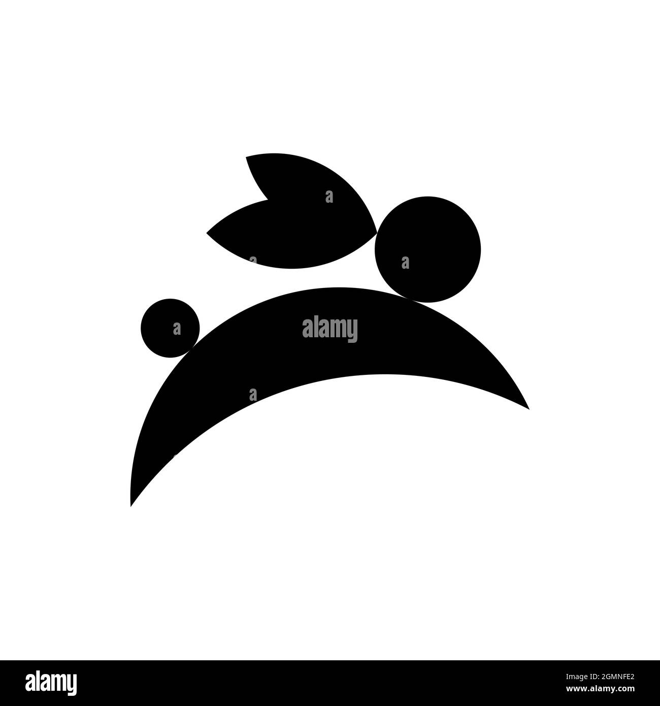 Vector rabbit in golden ratio style. Editable illustration Stock Vector ...