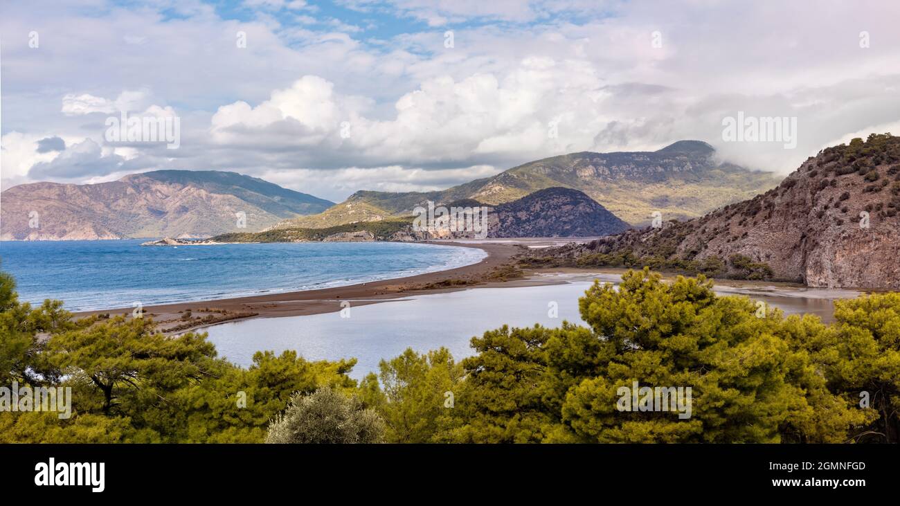 Beach iztuzu aerial holiday dalyan hi-res stock photography and images ...