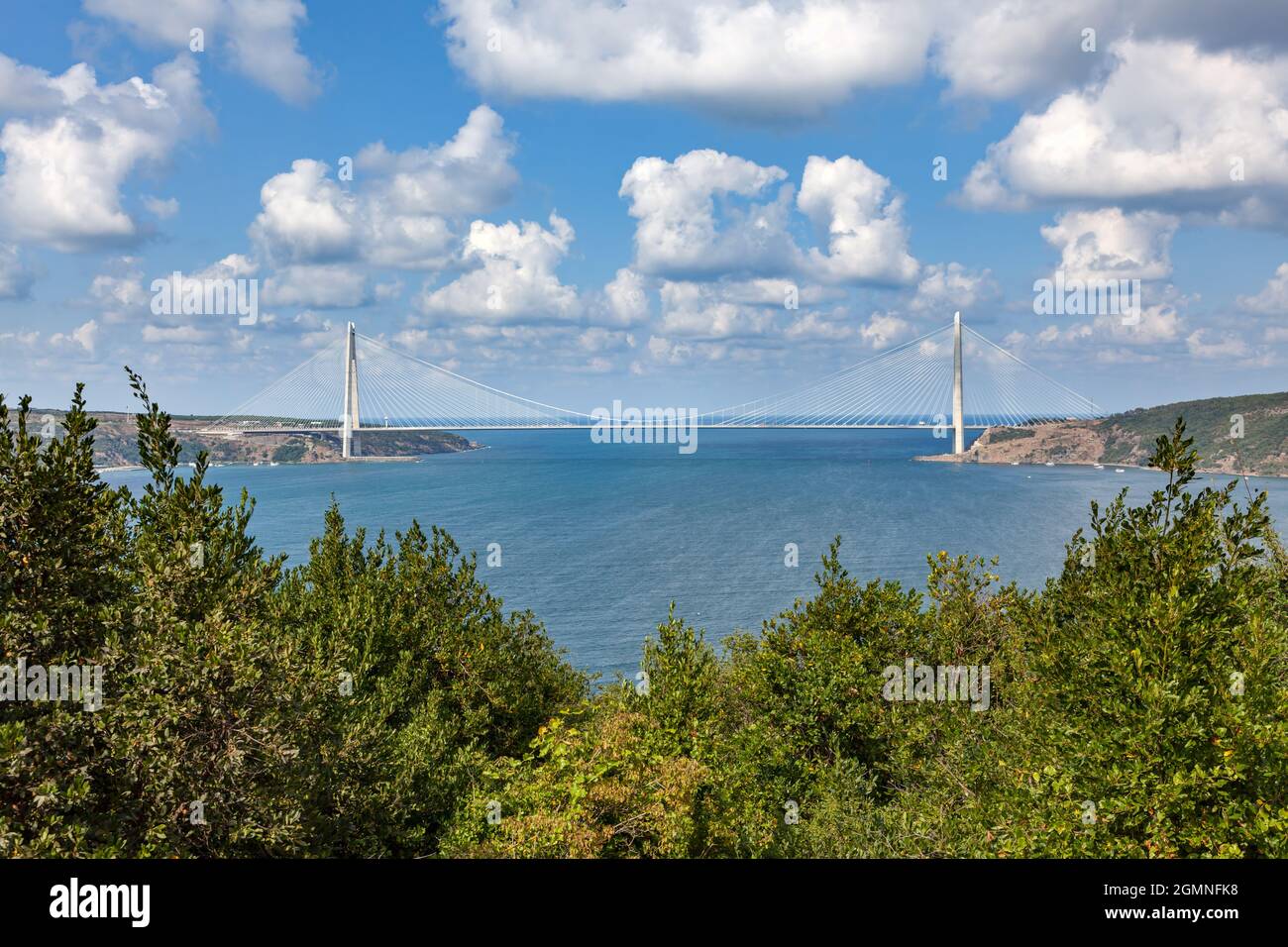 Third Bridge at Istanbul, Yavuz Sultan Selim Bridge Stock Photo - Alamy