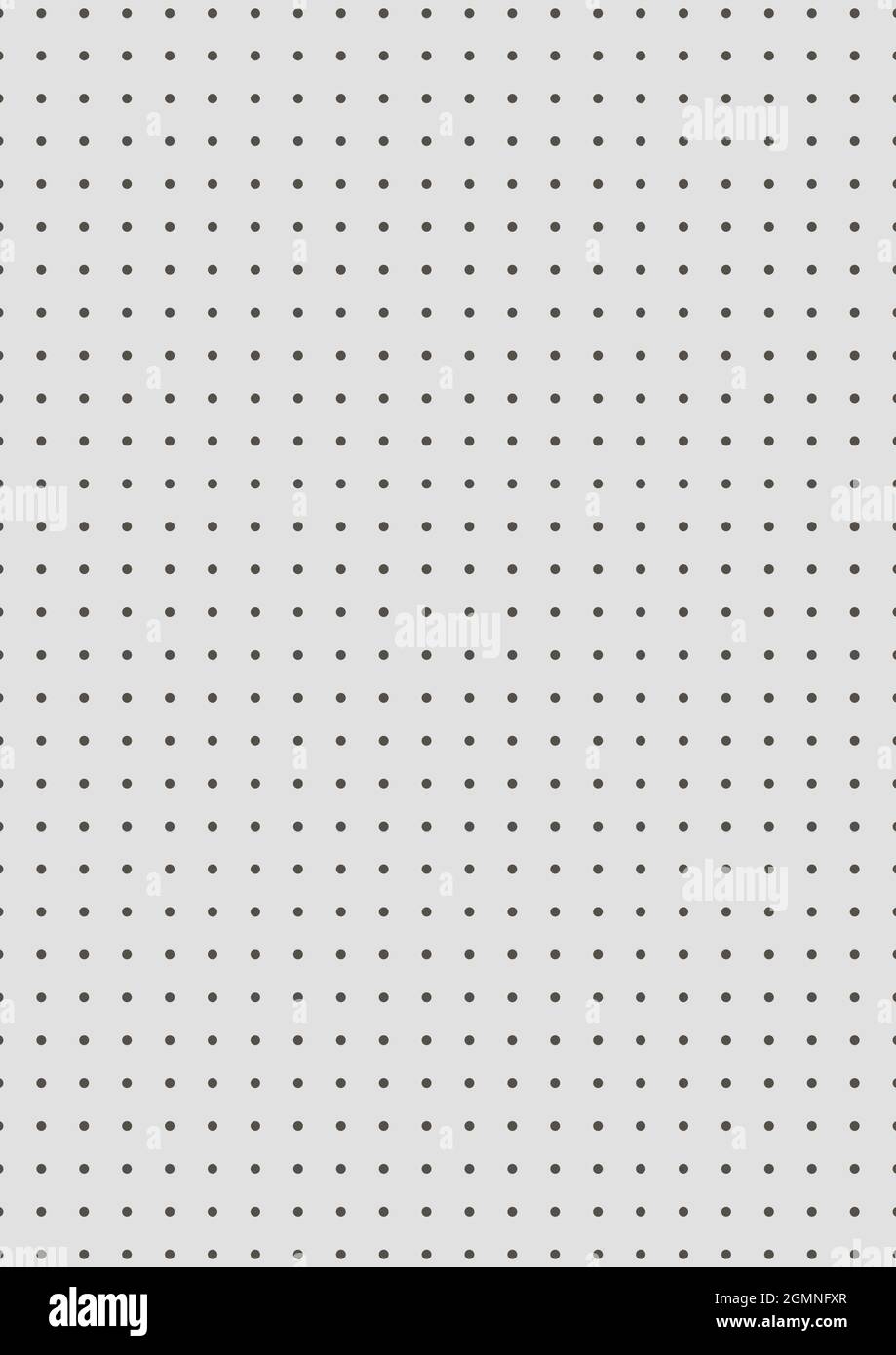 Grid paper. Dotted grid on grey background. Abstract dotted transparent ...