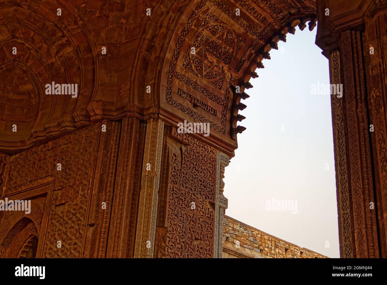 Qutub minar interior hi-res stock photography and images - Alamy