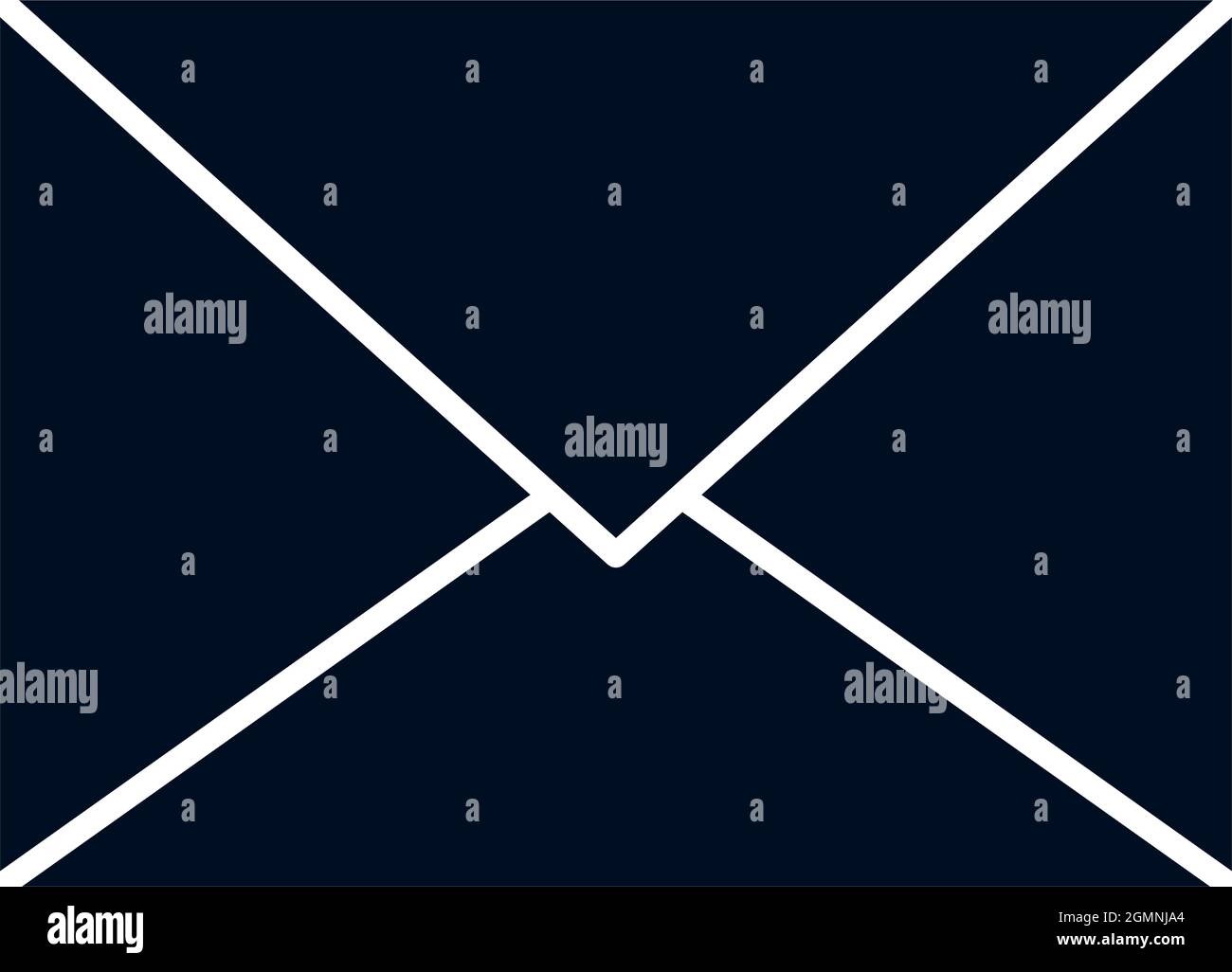 envelope icon on white background Stock Vector Image & Art - Alamy