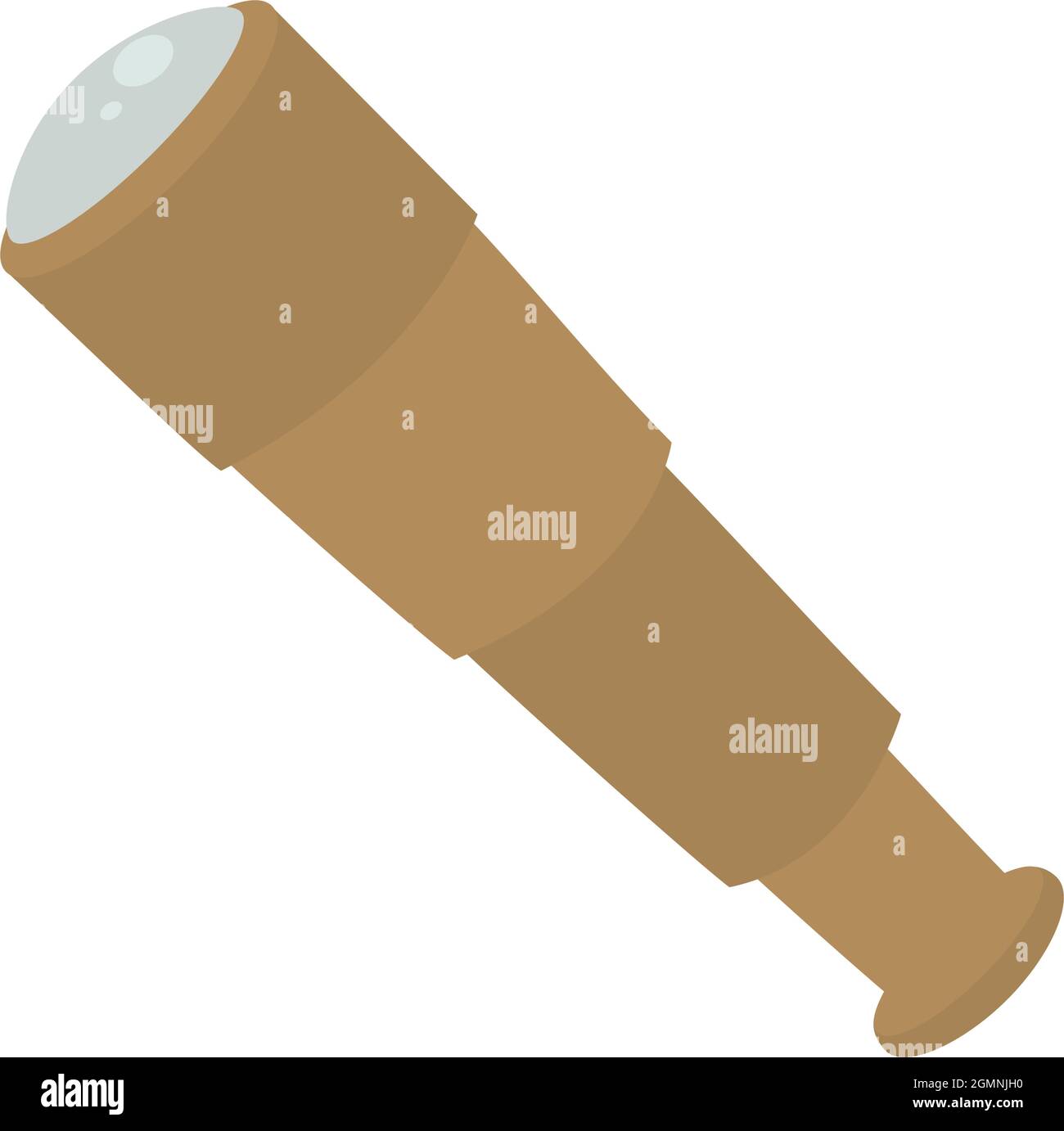 spyglass icon on white background Stock Vector Image & Art - Alamy
