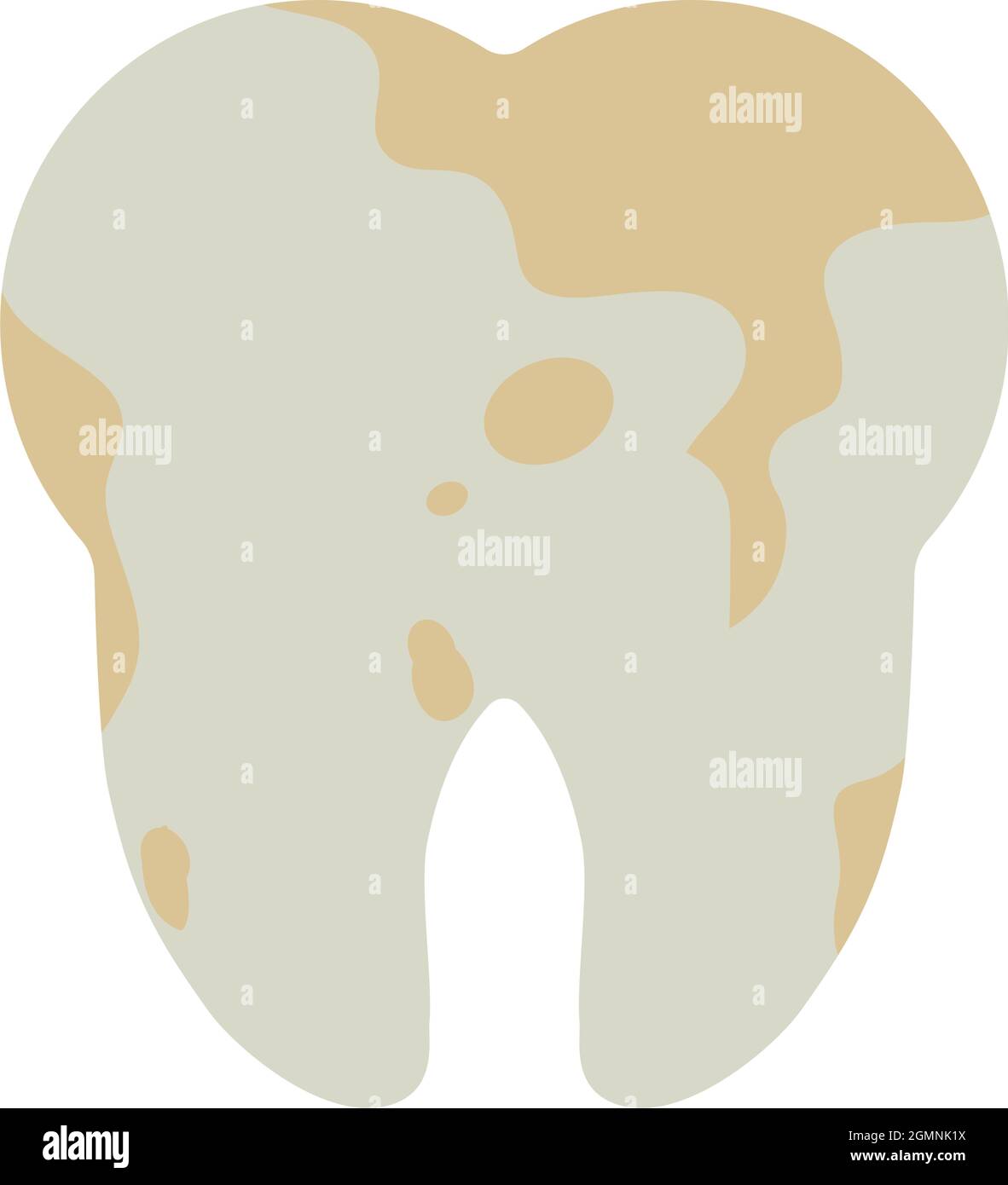 tooth decay icon on white background Stock Vector Image & Art - Alamy