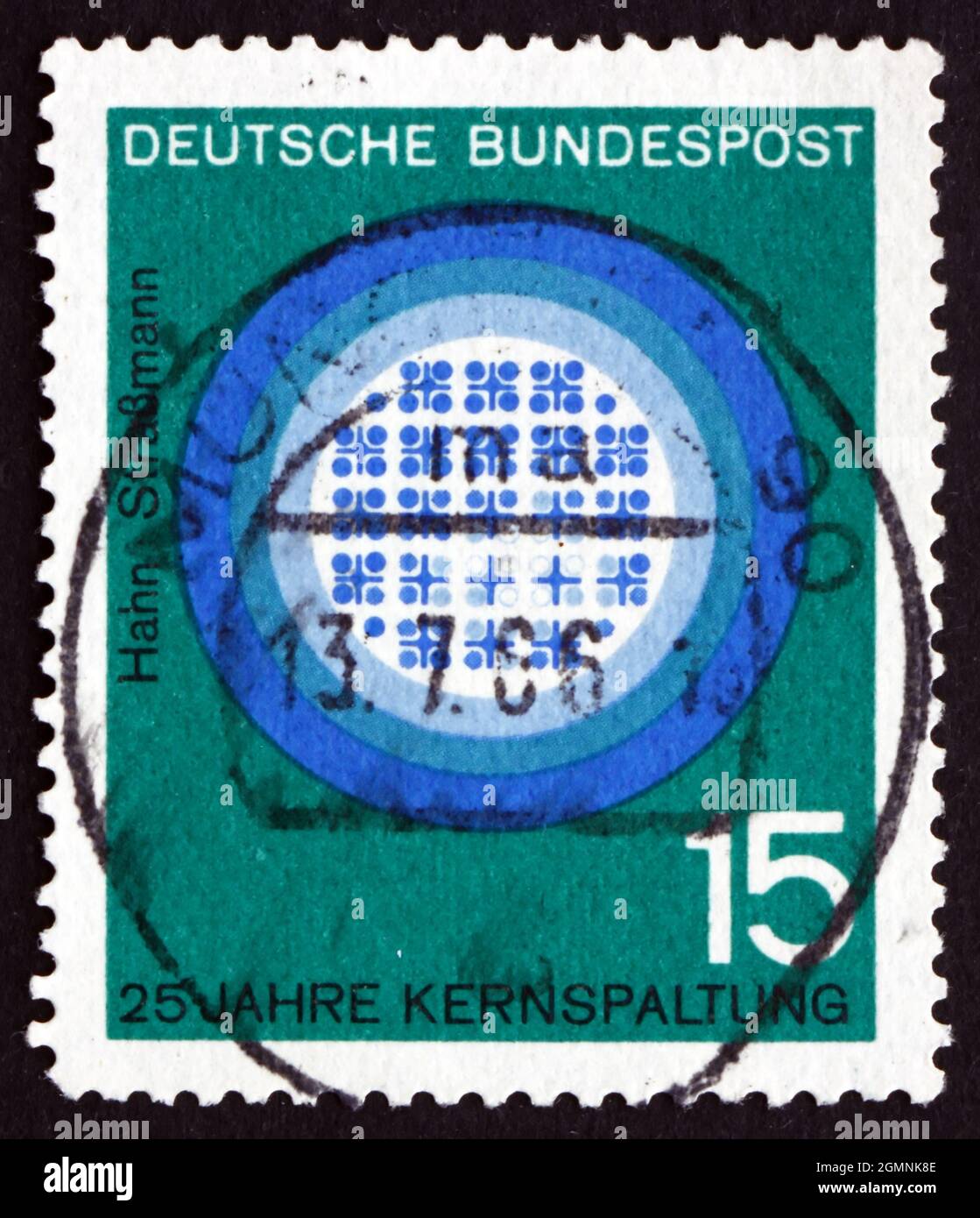 GERMANY - CIRCA 1964: a stamp printed in the Germany shows Cerenkov ...