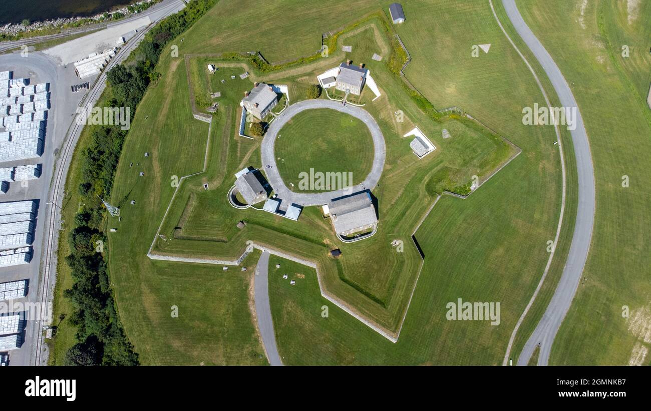 Fort Ontario, New York State Historic Site, Oswego, NY, USA Stock Photo ...