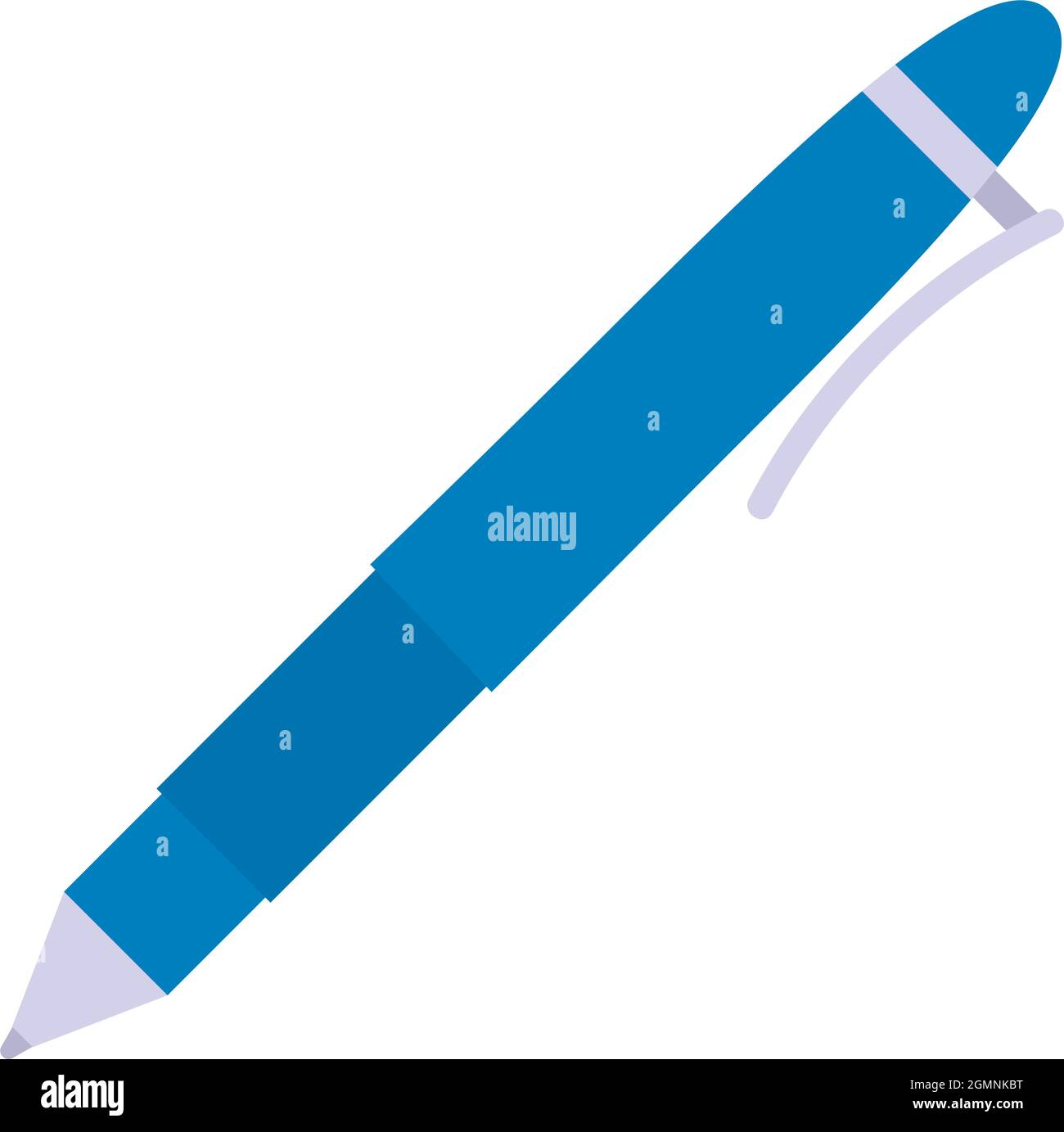 blue pen icon on white background Stock Vector Image & Art - Alamy