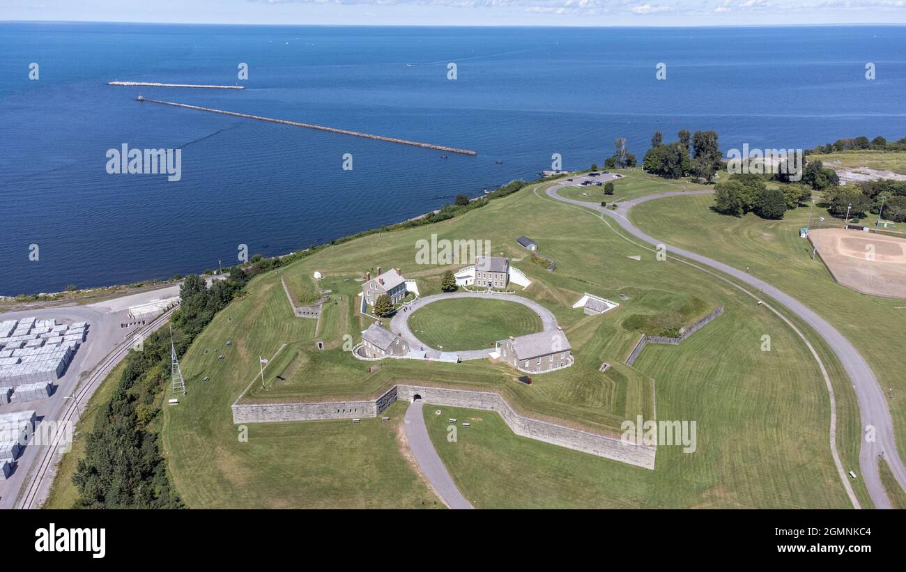 Fort Ontario, New York State Historic Site, Oswego, NY, USA Stock Photo ...
