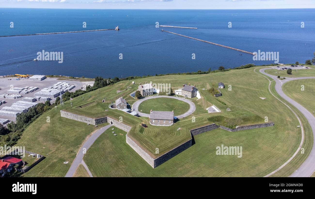 Fort Ontario, New York State Historic Site, Oswego, NY, USA Stock Photo ...