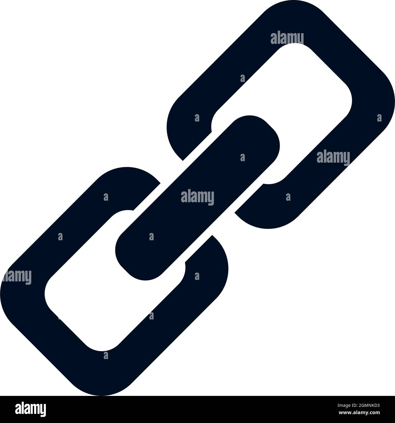 link chain icon on white background Stock Vector Image & Art - Alamy
