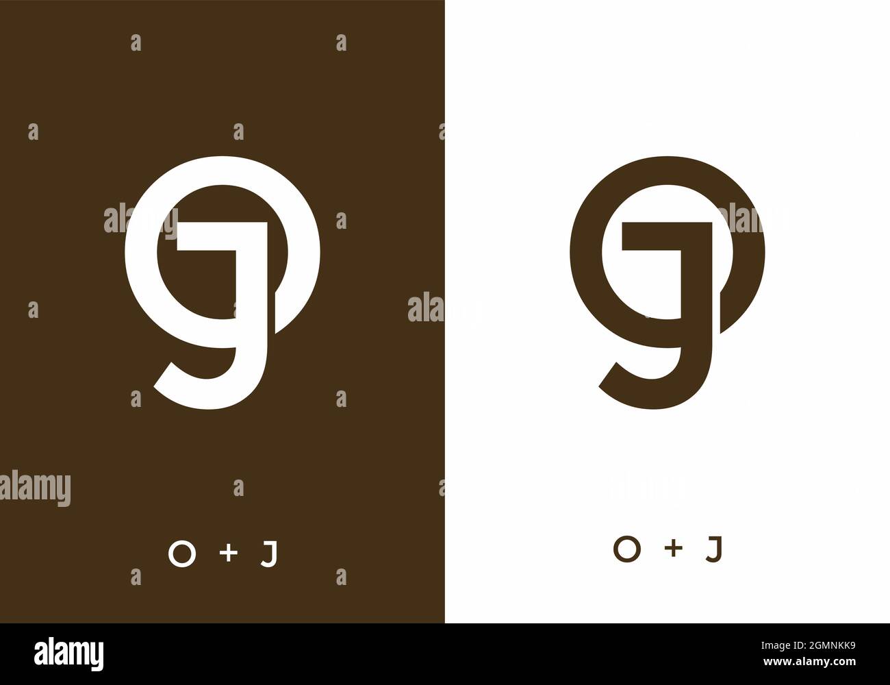 Initial o and j Stock Vector Images - Alamy