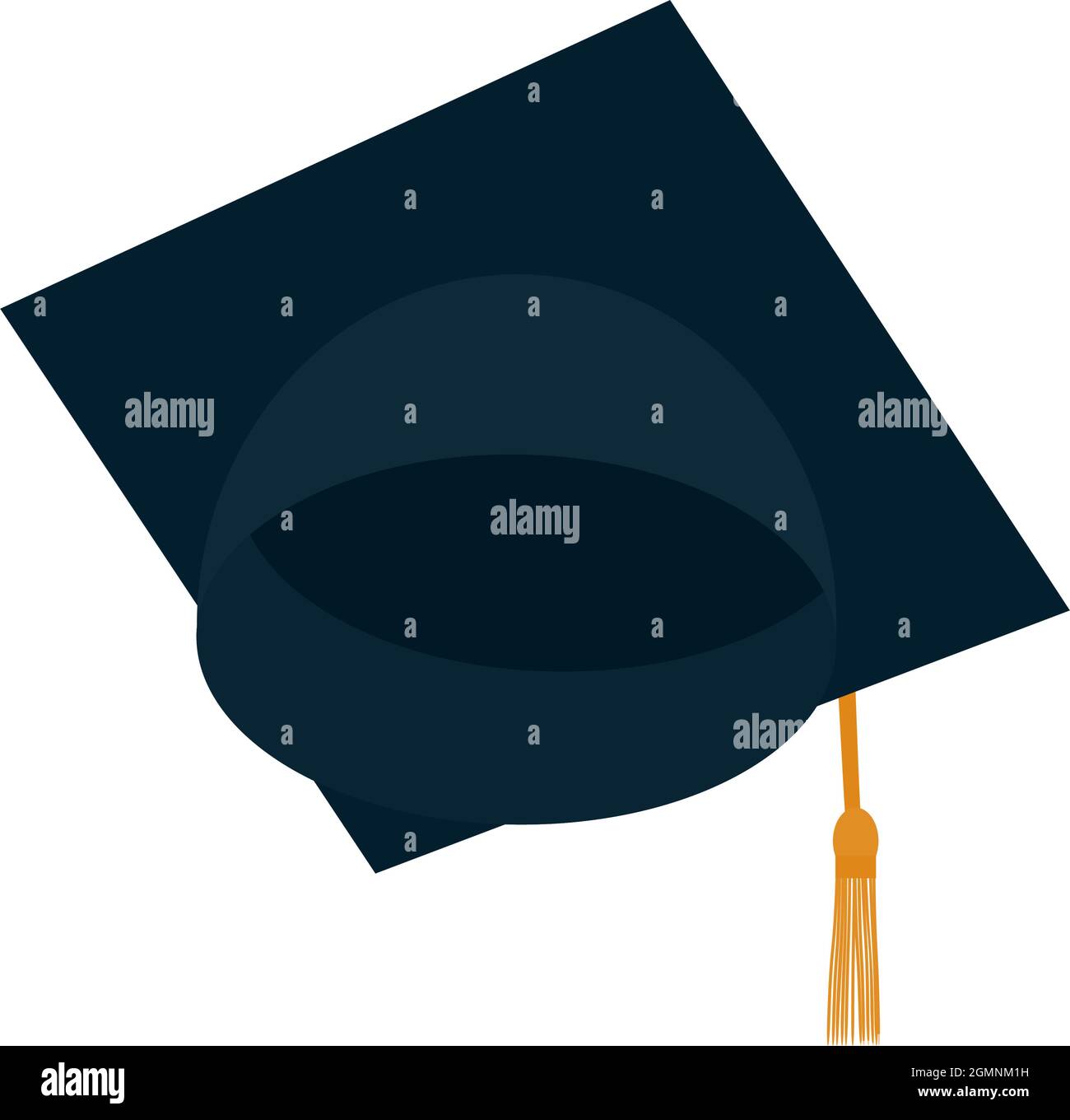 graduation hat icon on white background Stock Vector Image & Art - Alamy