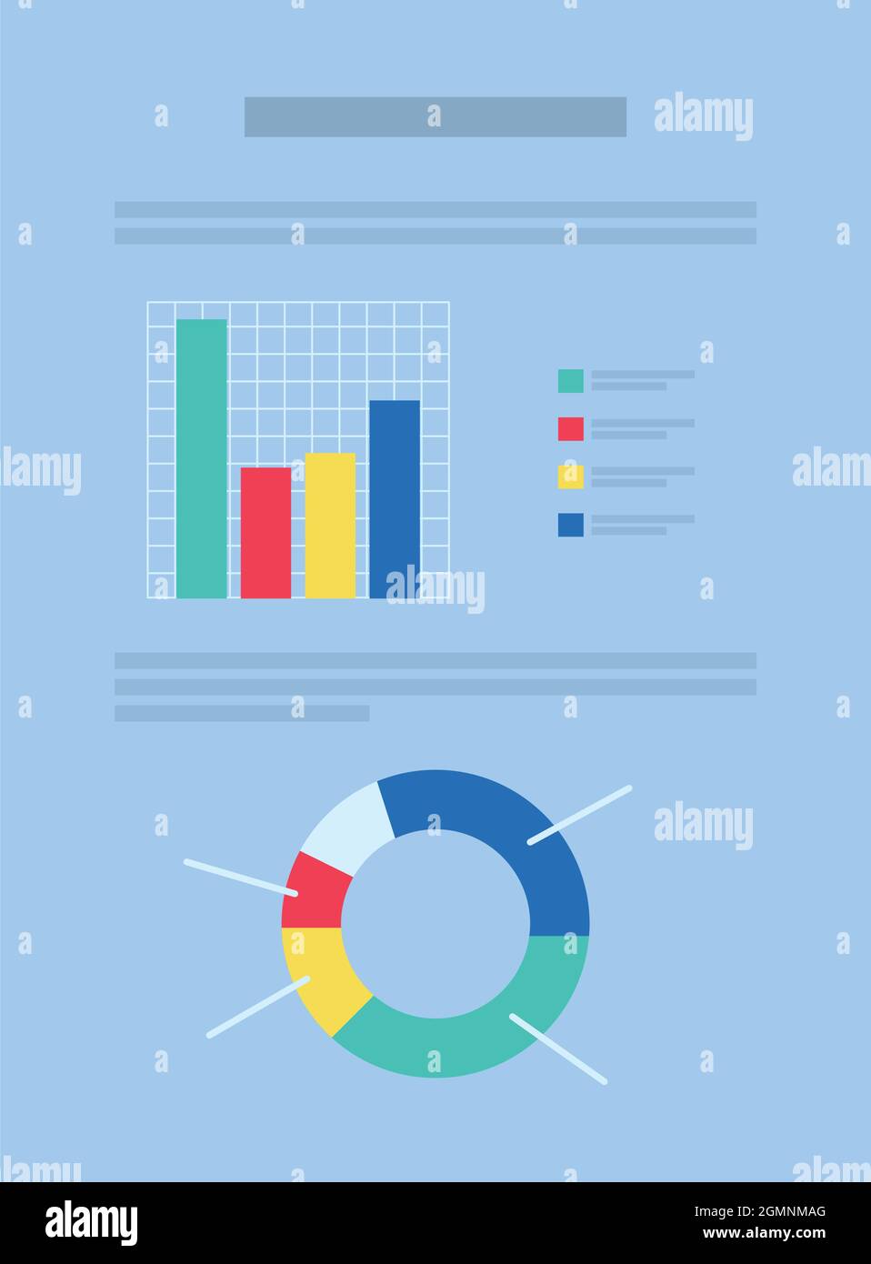 financial report icon on white background Stock Vector Image & Art - Alamy