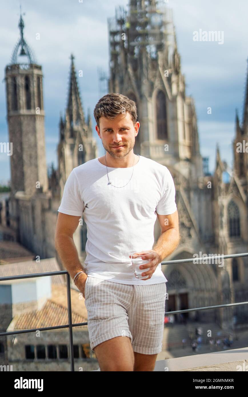 Male model in barcelona fashion hi-res stock photography and images - Alamy