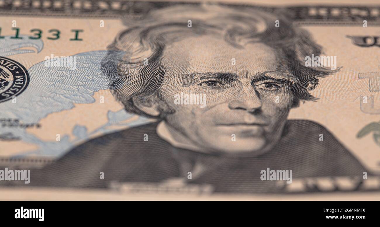 Front side 20 dollar bill hi-res stock photography and images - Alamy
