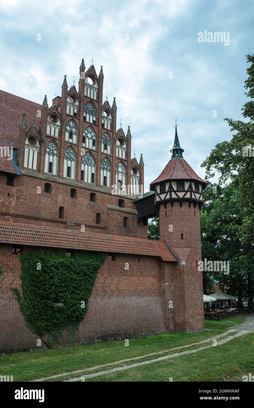 Teutonic castle (14th century) in Malbork, Poland Stock Photo - Alamy