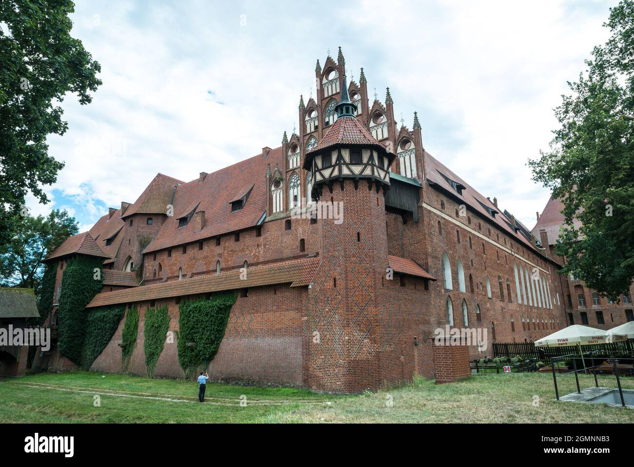Teutonic castle (14th century) in Malbork, Poland Stock Photo - Alamy