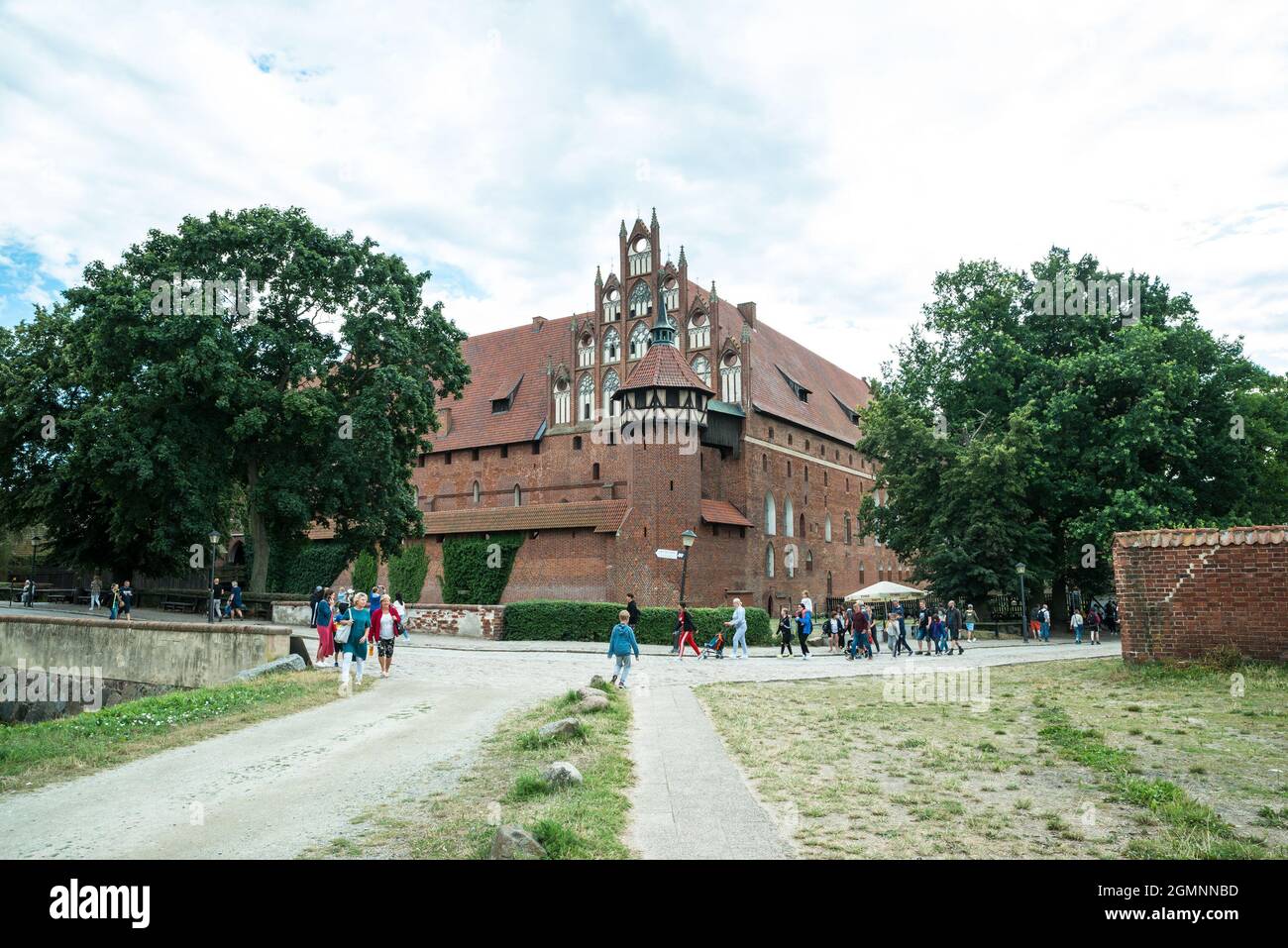 Teutonic castle (14th century) in Malbork, Poland Stock Photo - Alamy