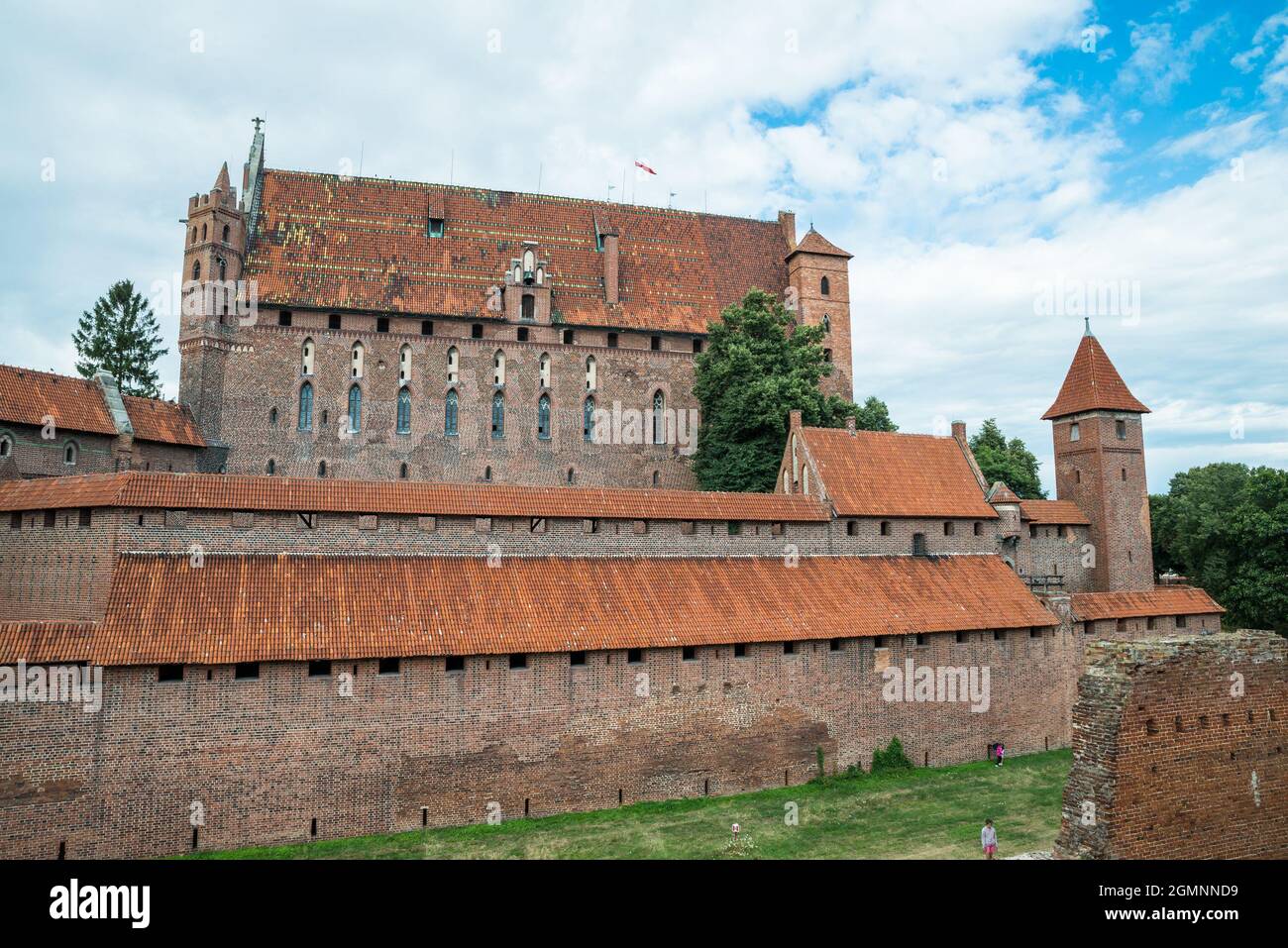 Teutonic castle (14th century) in Malbork, Poland Stock Photo - Alamy