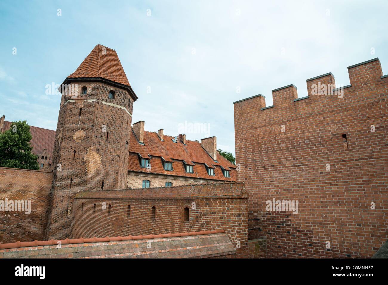 Teutonic castle (14th century) in Malbork, Poland Stock Photo - Alamy
