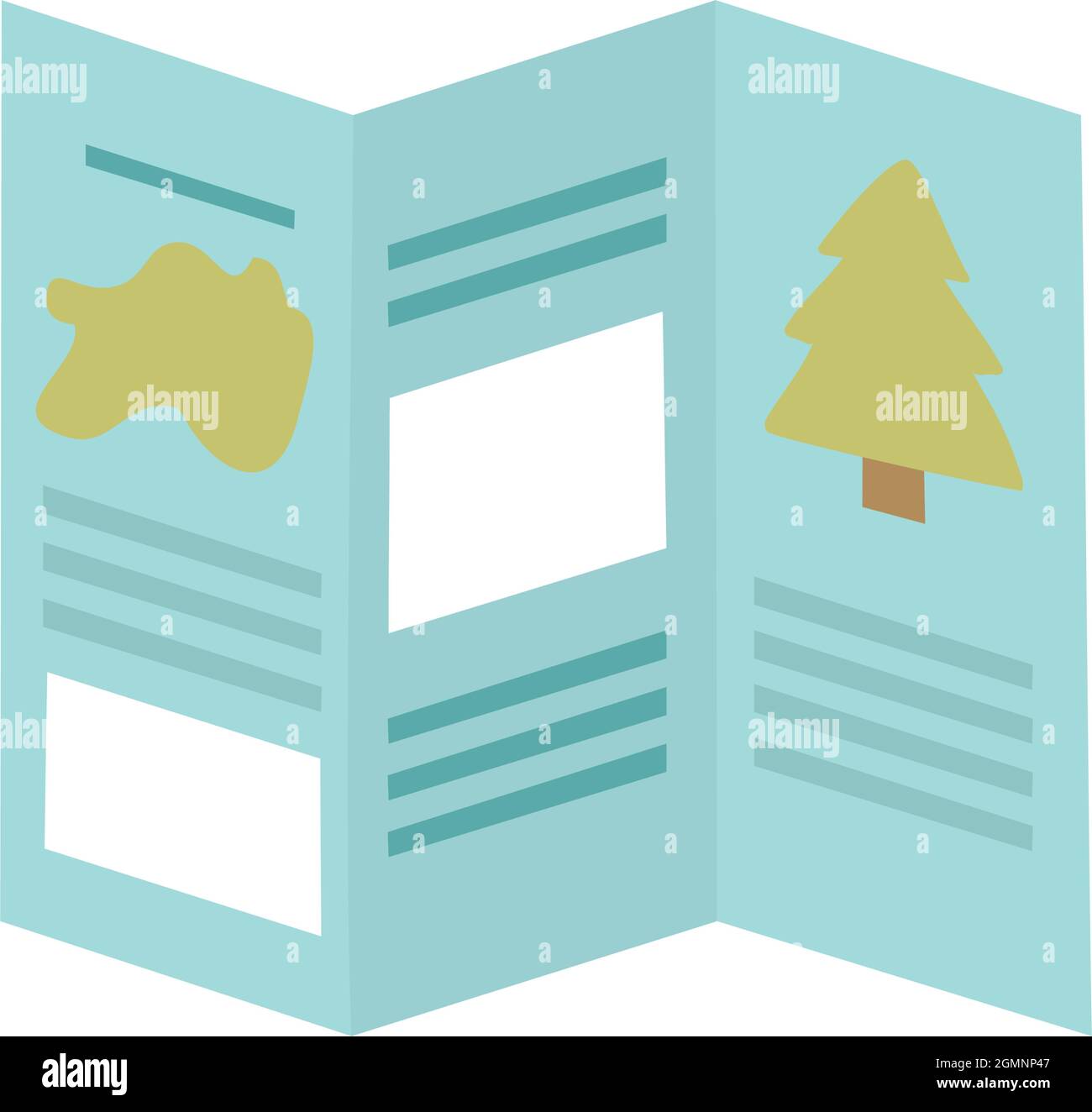 map brochure icon on white background Stock Vector Image & Art - Alamy