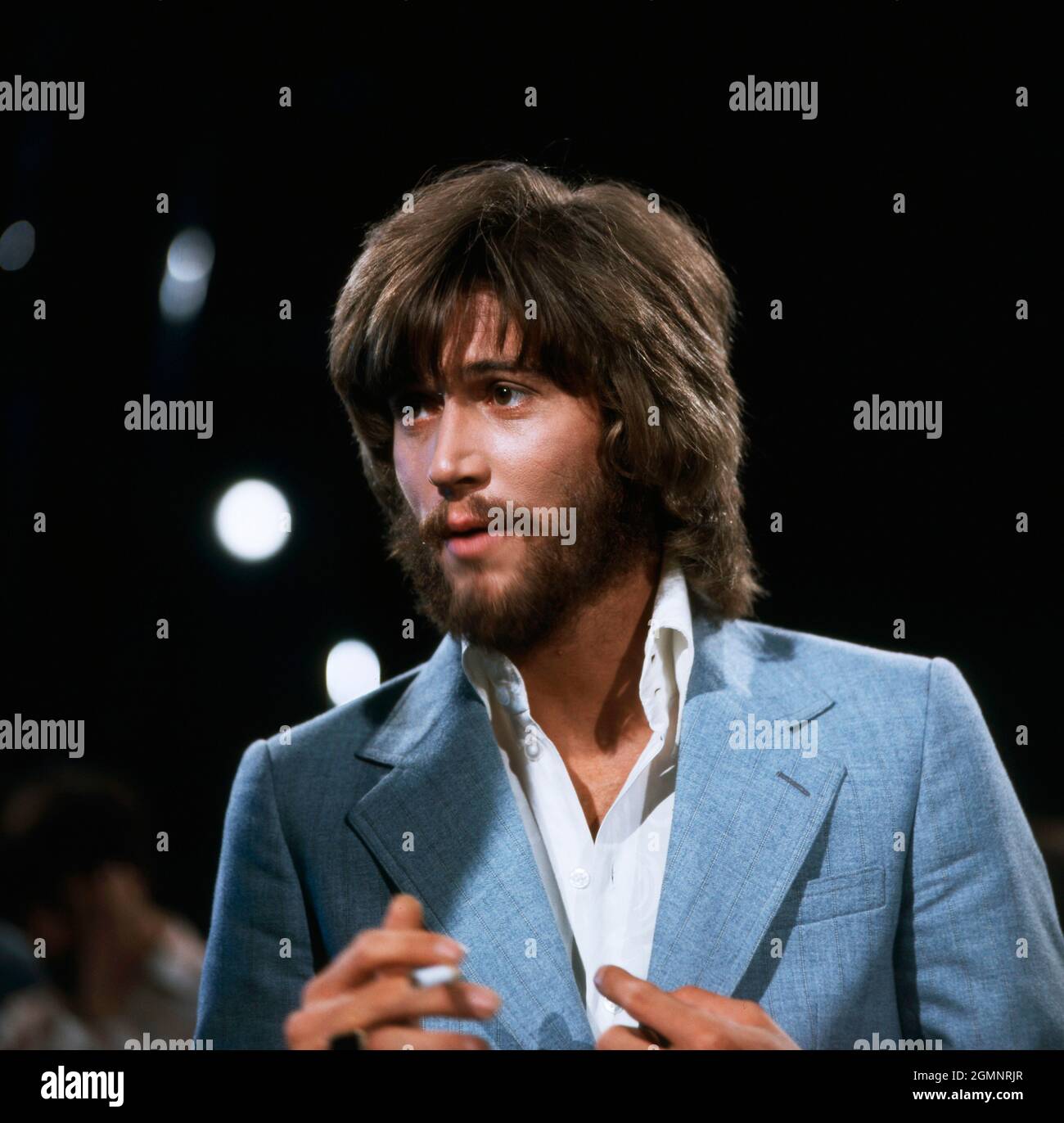 Barry Gibb, britischer Sänger und Musikproduzent, Mitglied der ...