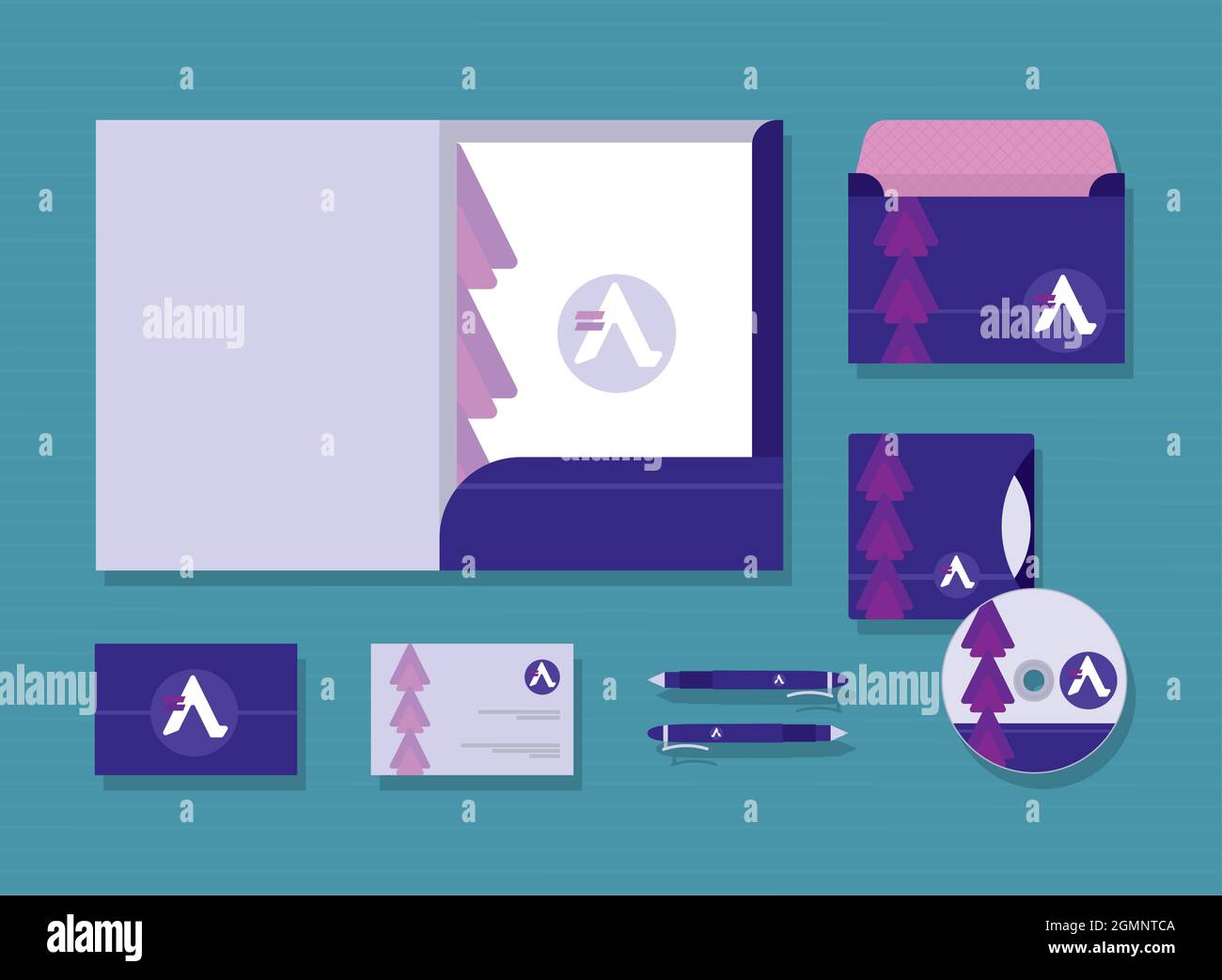 business corporate items mockup design Stock Vector Image & Art - Alamy