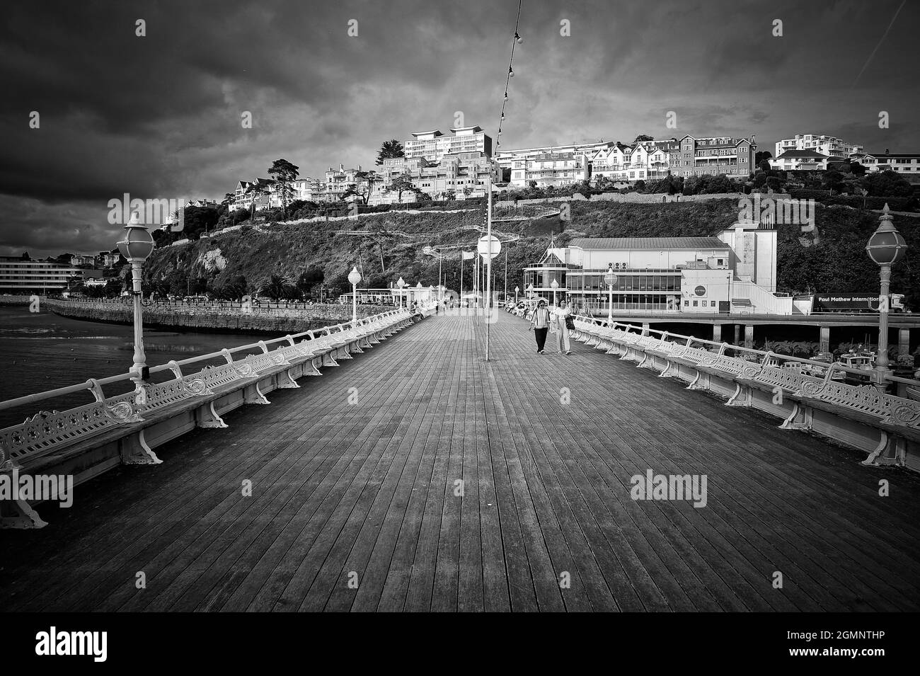 Torquay english riviera Black and White Stock Photos & Images - Alamy