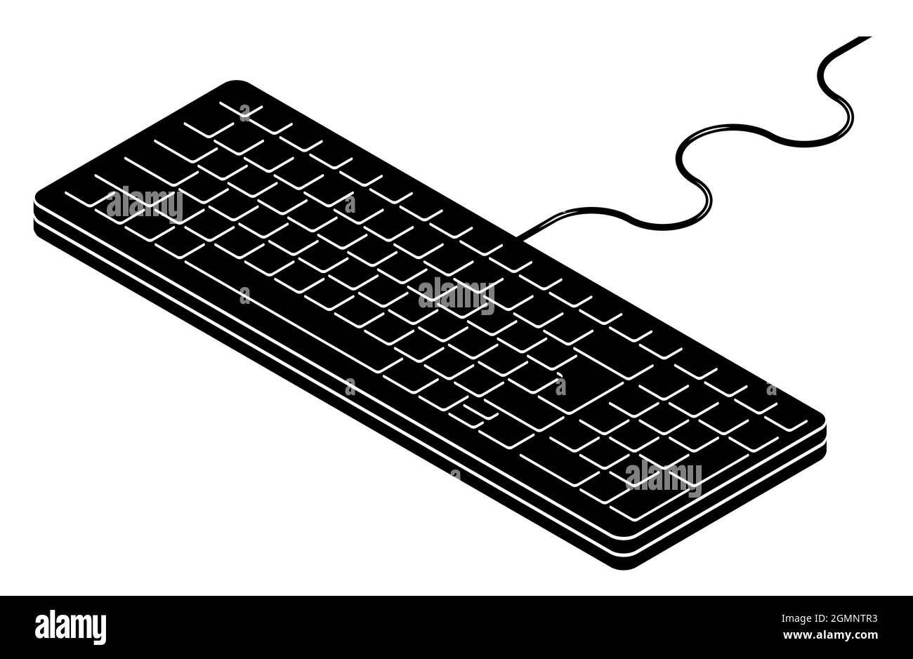 Qwerty keyboard layout hi-res stock photography and images - Alamy