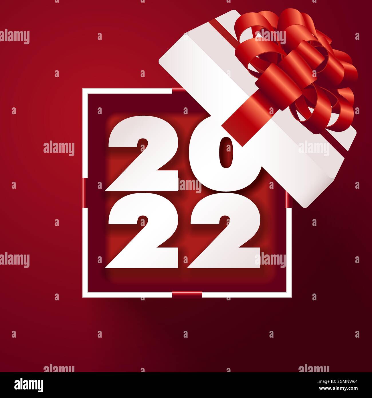 Wrapped present blank gift Stock Vector Images - Alamy