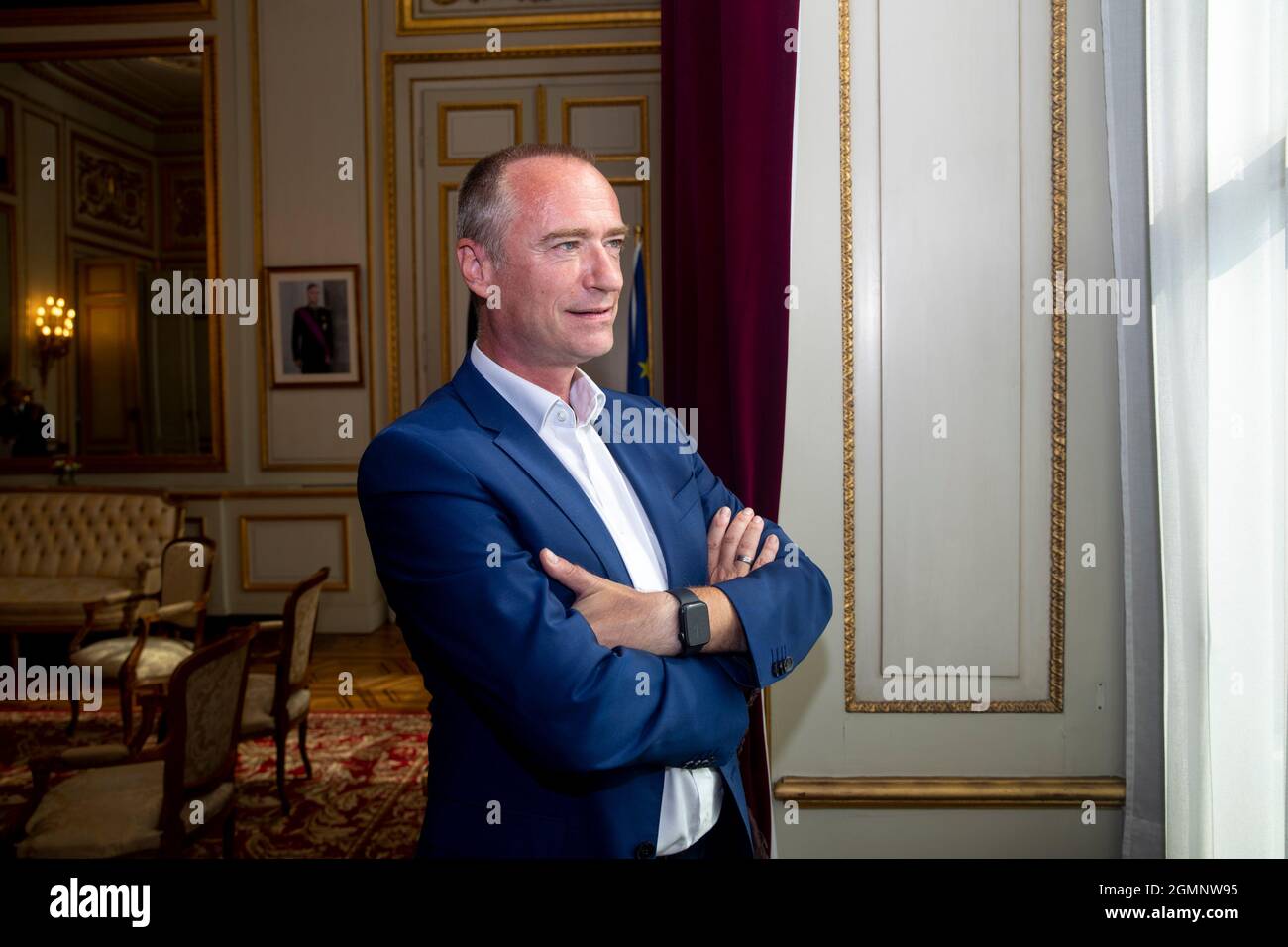 SFPI / FPIM Koen Van Loo poses for the photographer during a press moment at the signing of a ...