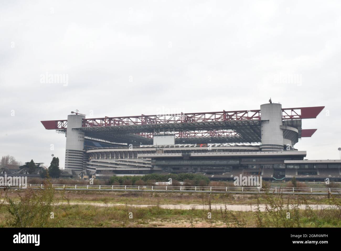 Outside of San Siro/Giuseppe Meazza, AC Milan & Inter Milan stadium ...