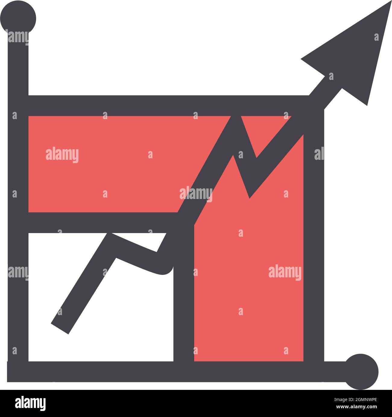 increase arrow on white background Stock Vector Image & Art - Alamy