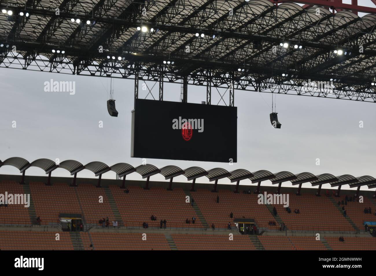 Inside of San Siro/Giuseppe Meazza, AC Milan & Inter Milan stadium ...