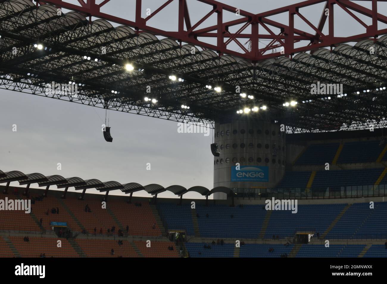 Inside of San Siro/Giuseppe Meazza, AC Milan & Inter Milan stadium ...